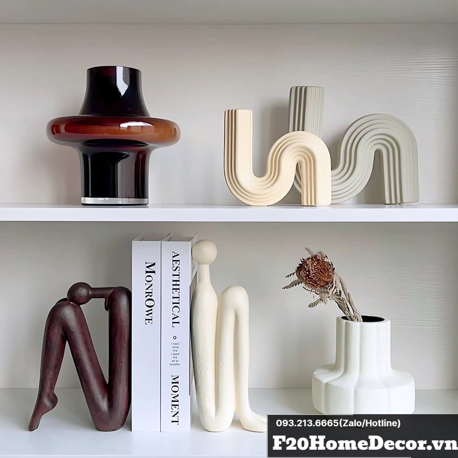 Chặn sách hình người Stickman - F20 Home Decor