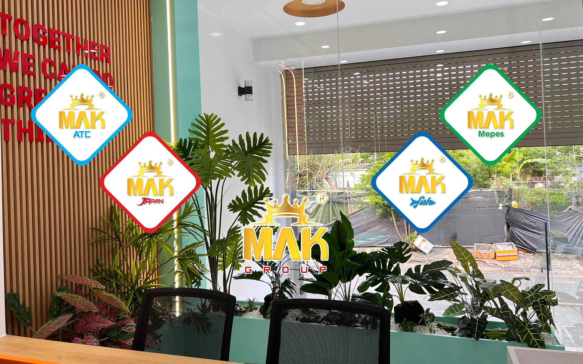 Biến văn phòng Mak Group thành một ốc đảo xanh - F20 Home Decor