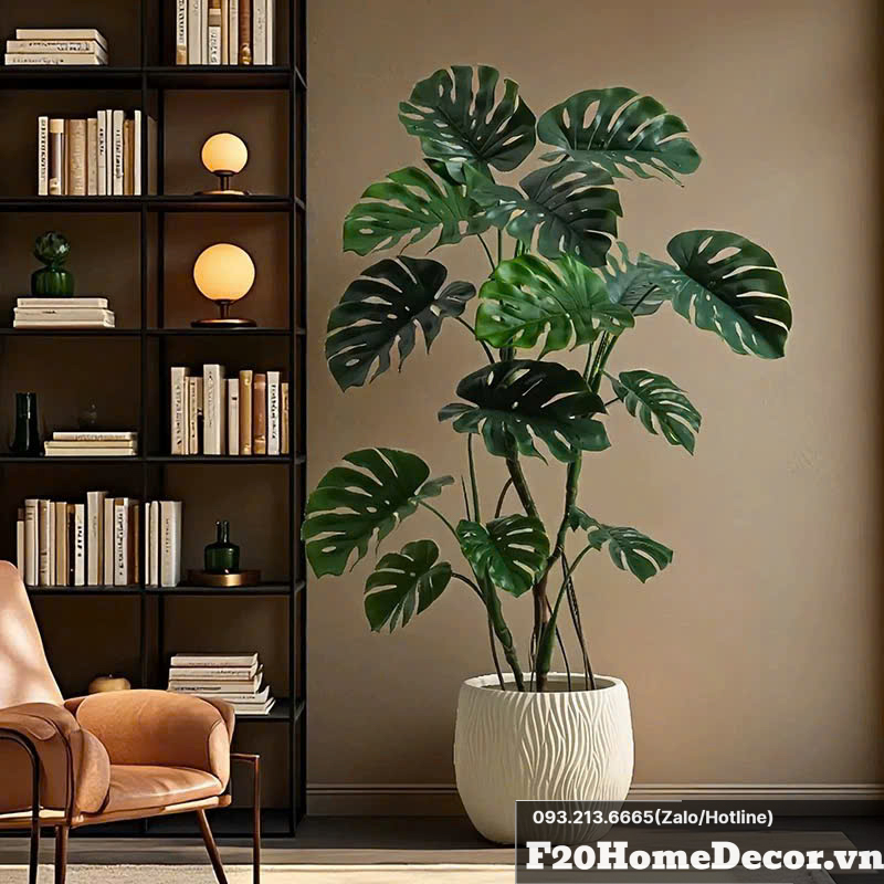 Cây Trầu Bà Nam Mỹ khổng lồ giả - F20 Home Decor